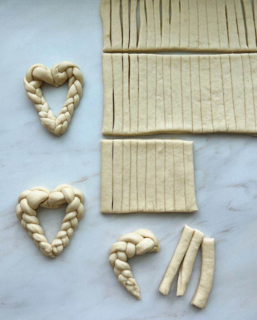 Braided Heart Bread - That Bread Lady