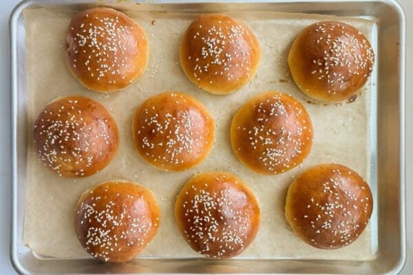 Brioche Hamburger Buns Recipe - That Bread Lady